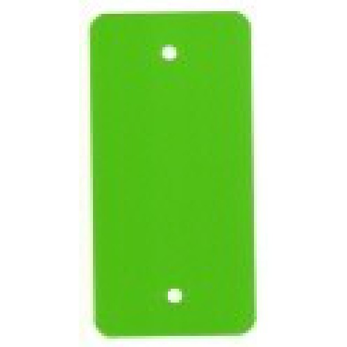 pvc-label groen 2 gaten